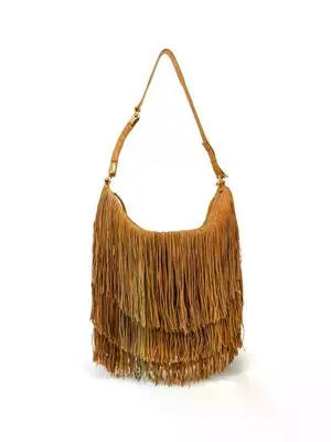 Balmain Bène Hobo Leather Tote Bag - Neutrals