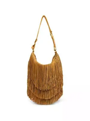 Balmain Bène Hobo Leather Tote Bag