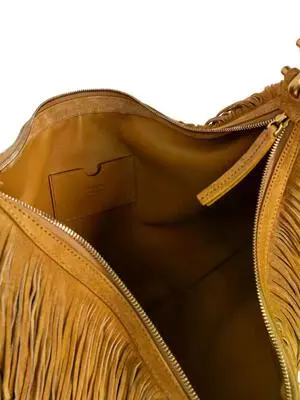 Balmain Bène Hobo Leather Tote Bag