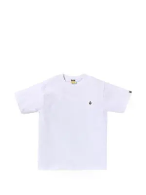 A BATHING APE Camo-print Logo-patch T-shirt - White