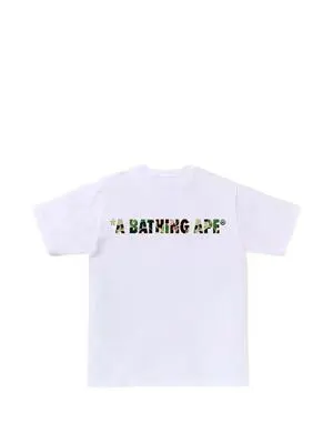 A BATHING APE Camo-print Logo-patch T-shirt