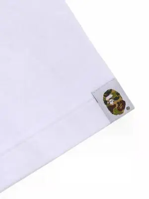A BATHING APE Camo-print Logo-patch T-shirt