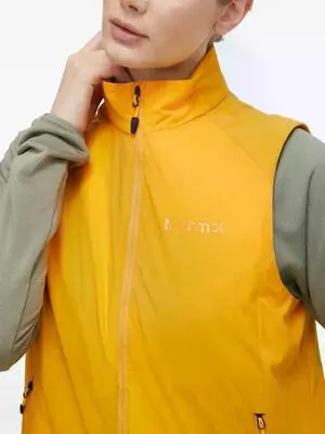 MARMOT Logo Print Zip-up Gilet