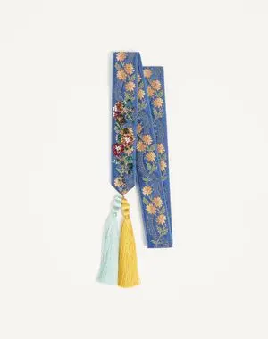 Valentino Garavani Embroidered Viscose Bandeau Scarf - Multicolour