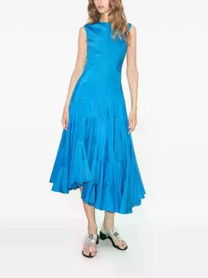 Tory Burch Flared Cotton Silk Dress