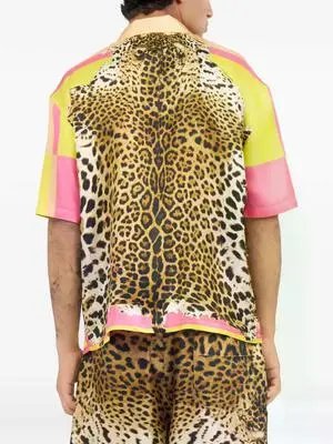 Roberto Cavalli Leopard-print Shirt