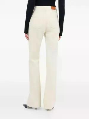 Roberto Cavalli Flared Jeans With Logo Patch