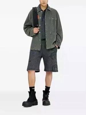 DIESEL® Graphic Print Shorts - Grey