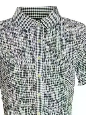 Rails Alton Shirred Gingham Shirt