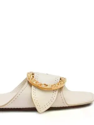 Zimmermann Solena Buckle-detail Square-toe Sandals