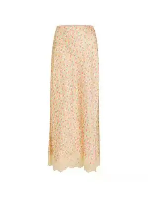 Rixo Matilde Floral-print Midi Skirt - Neutrals