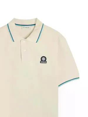 SANDBANKS Logo-patch Tipped Polo Shirt