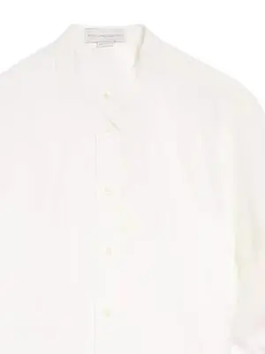 Stella McCartney Band-collar Puff-sleeve Shirt