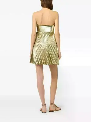 Roberto Cavalli Metallic-effect Mini Dress