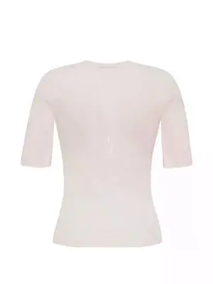 Adam Lippes Short-sleeve Crewneck Top