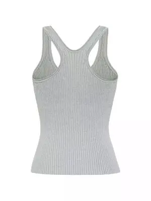 Adam Lippes Ribbed Knit Racerback Tank Top