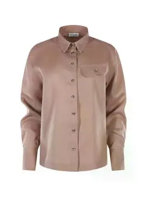 MIA PECULIAR Wave Linen Shirt - Neutrals