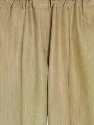 Calvin Klein Pleated Straight-leg Trousers