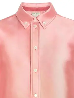 Calvin Klein Sophie Satin Button-down Shirt