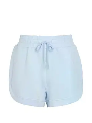 Varley Drawstring Waistband Curved-hem Shorts - Blue