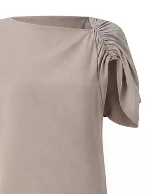 Studio Nicholson Palaestra Gathered Midi Dress - Neutrals