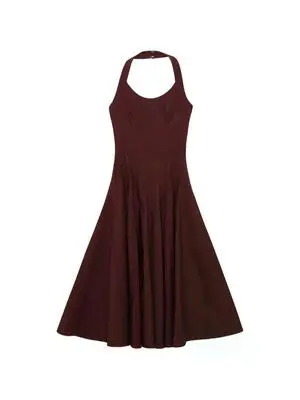 Simkhai Melissa Halterneck Midi Dress