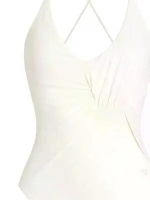 Blumarine Twist-detail Crossover Swimsuit
