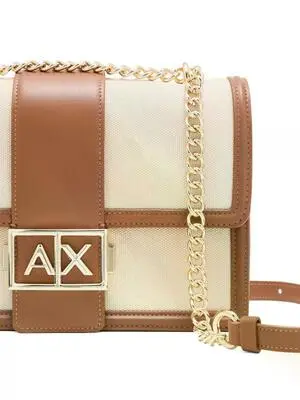 Armani Exchange Logo Buckle Cross Body Bag