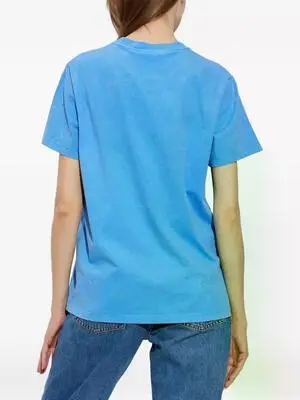 GANNI Logo Print Cotton T-shirt