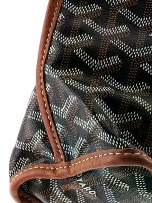 Goyard Anjou Reversible Tote Coated Canvas Mini Satchel - Brown