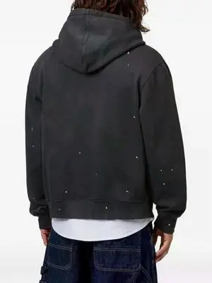 Carhartt Work In Progress Paint-effect Zip-up Hoodie