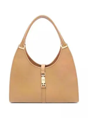 Gucci Jackie Bardot Leather Shoulder Bag