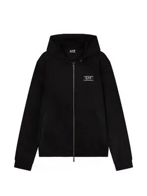 EA7 Premium Label Zip-up Hoodie
