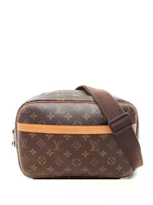 LOUIS VUITTON Monogram Reporter Pm Bag - Brown