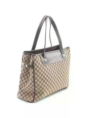 Celine Macadam Canvas Tote Bag - Neutrals