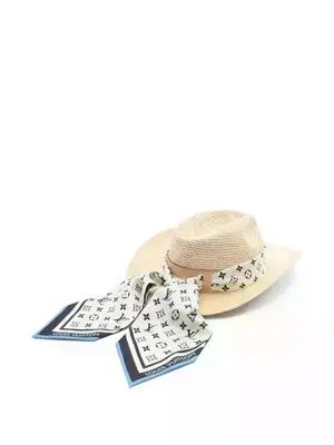 LOUIS VUITTON 2023 Monogram Scarf Hat - Neutrals