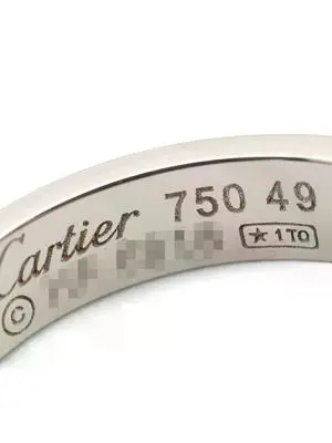 Cartier Love Engraved Ring
