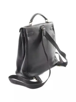 Hermès 1997 Gm Kelly Ado Backpack - Black