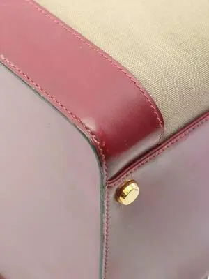 Hermès 1979 Cosmos Rouge Ash Tote Bag