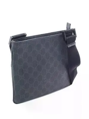 Gucci Gg Supreme Shoulder Bag - Grey