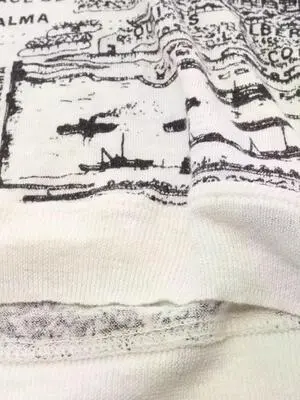 Dior Plan De Paris" V-neck T-shirt