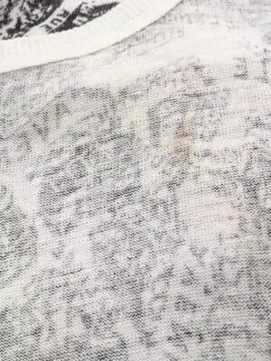 Dior Plan De Paris" V-neck T-shirt