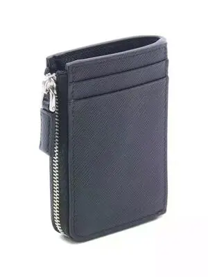Prada 2020s Triangle-logo Leather Cardholder