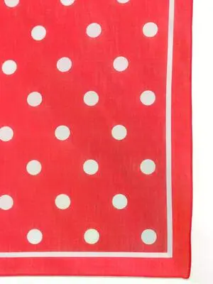Maje Polka-dot Cotton Scarf