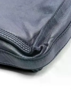 Loewe 2000s Anagram Leather Shoulder Bag
