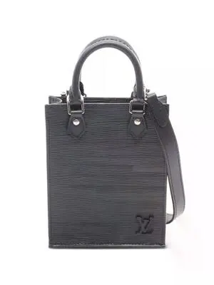 LOUIS VUITTON Petite Sac Plat Epi-leather Tote Bag - Black