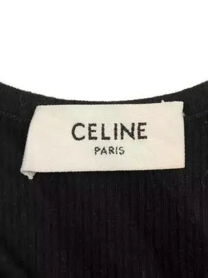 Celine 2000s Logo-band Tank Top
