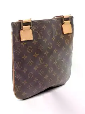 LOUIS VUITTON Monogram Pochette Bosphore Shoulder Bag - Brown