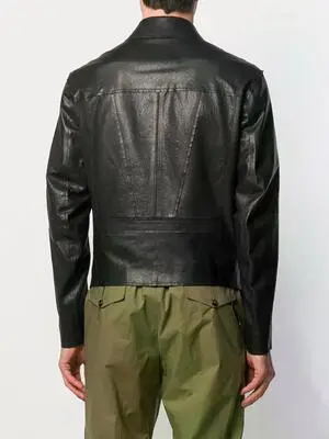 AL DUCA D’AOSTA 1902 Lambskin Zipped Leather Jacket