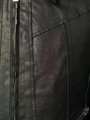 AL DUCA D’AOSTA 1902 Lambskin Zipped Leather Jacket